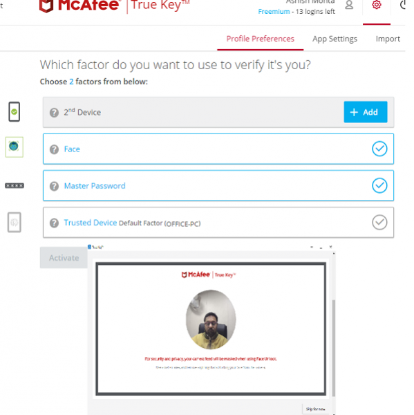 True Key Password Manager for Windows PC, Android and iPhone