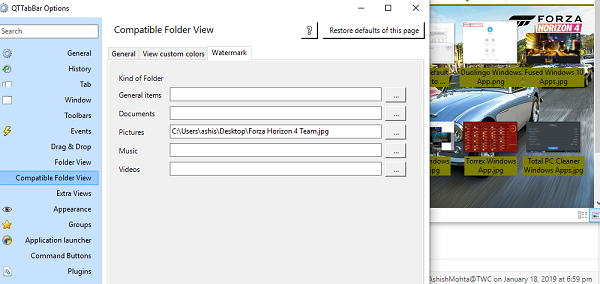 How to change folder background in Windows 10