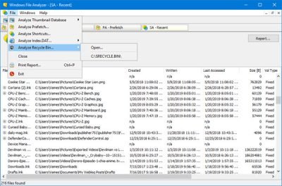 Windows File Analyzer helps you decode and analyze special OS files