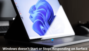 Windows doesn't Load or Stops responding on Surface