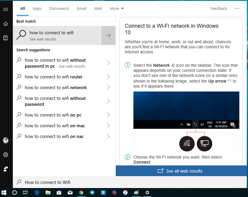 How Bing Search helps with answering Windows 11/10 queries directly