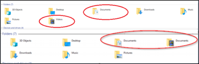 Videos folder not showing or missing from Explorer in Windows 11