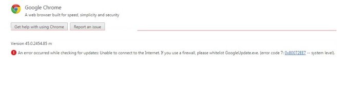 Error code 7, 0x80072EE7 while installing or updating Google Chrome on ... Error code 7, 0x80072EE7 while installing or updating Google Chrome on ...