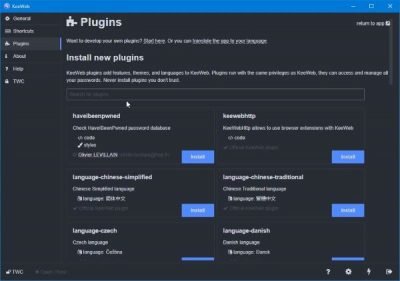 KeeWeb is an Open-Source Cross-Platform Password Manager software