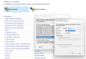 Manage Stored Usernames and Passwords in Windows 11/10