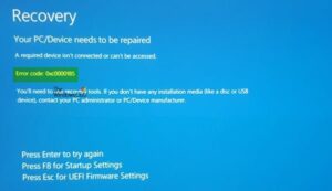 A required device isn’t connected or cannot be accessed [Fix]