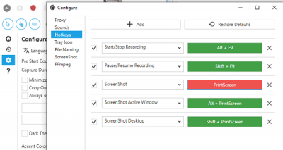 Capture screen, webcam, record audio, track mouse clicks, keystrokes