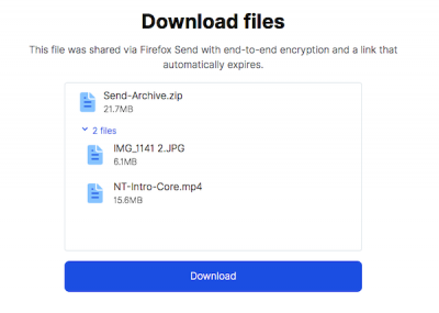 Firefox Send lets you encrypt & share large files online using any browser