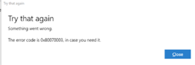 Error 0x80d06802 for Windows Update or Microsoft Store