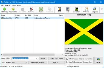 Pixillion Image Converter for Windows works with all file formats