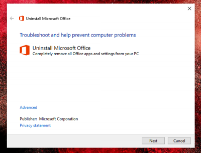 Error code 0-1018, Another installation is in progress when installing ...