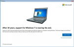 Disable or stop Windows 7 End of Support Notification