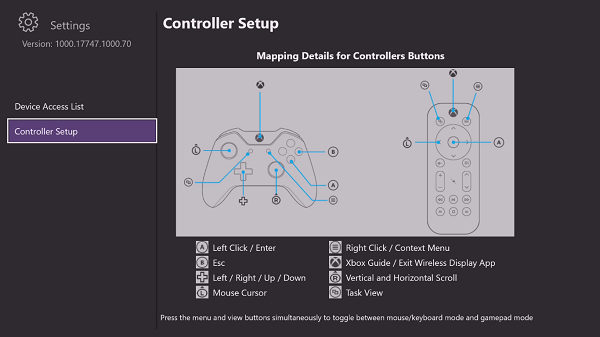How to project PC screen to Xbox One using Wireless Adapter app