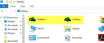 Fix Duplicate OneDrive folder icons in Explorer on Windows 11/10