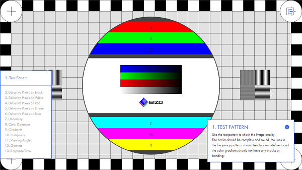 Test Computer Monitor for Gaming & Motion Handling