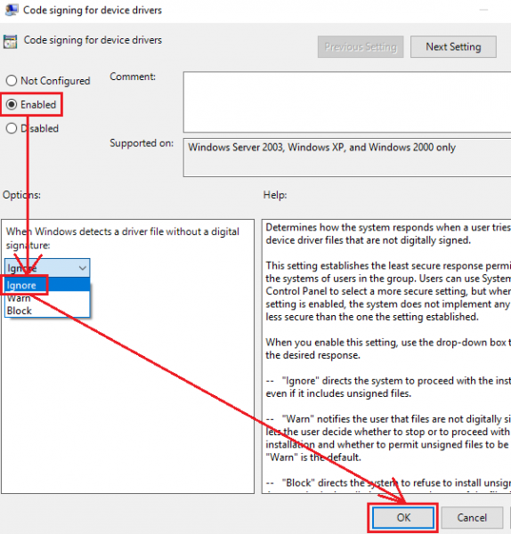 Windows requires a digitally signed driver [Fix]