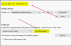 Change User Interface language for Chrome or Firefox browser
