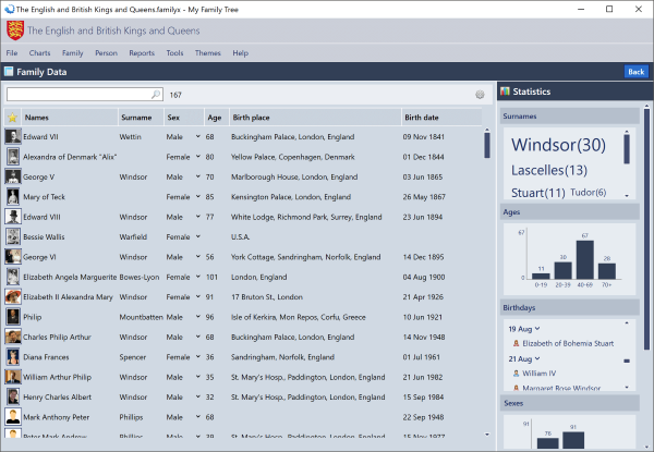 My Family Tree is a free genealogy software for Windows PC