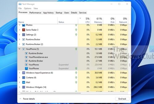 What is YourPhone.exe process in Windows 11? Do I remove it?