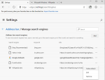 How to change default Search Engine in Edge browser