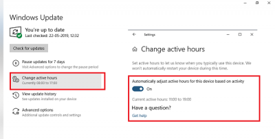 How to automatically adjust Active Hours in Windows 11