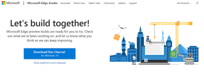 How to join Microsoft Edge Insider Program
