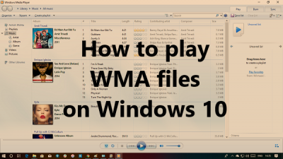 Play WMA files on Windows 11/10 | WMA does not play in WMP