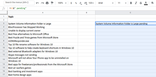 How to add Prefix or Suffix to a Range of Cells in Excel