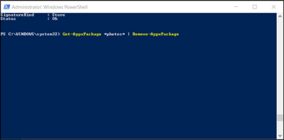 How to uninstall Photos App on Windows 11