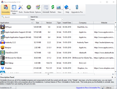 Revo Uninstaller Free: Remove Programs and Microsoft Store apps