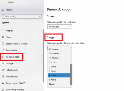 Windows PC does not Sleep; Sleep Mode not working in Windows 11