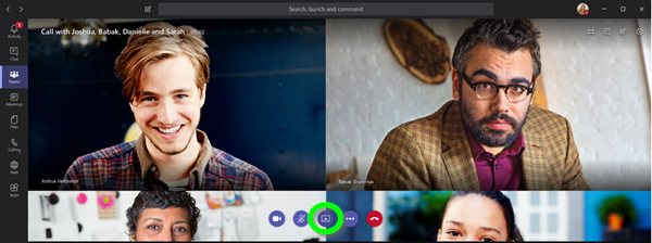 How to enable & configure screen sharing in Microsoft Teams meeting