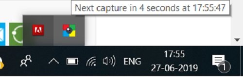 Automatically take screenshots every second using Auto Screen Capture Automatically take screenshots every second using Auto Screen Capture