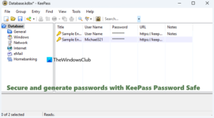 KeePass Password Safe review: Secure passwords