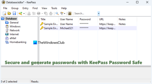 KeePass Password Safe review: Secure passwords