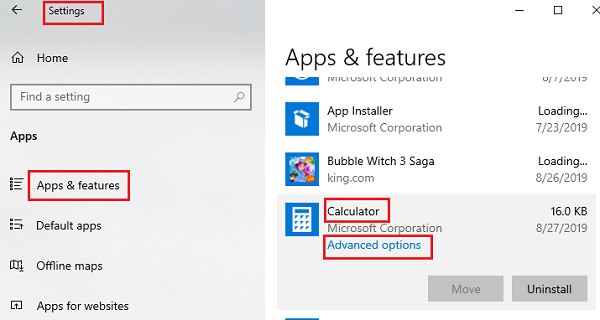 Calculator not working in Windows 11