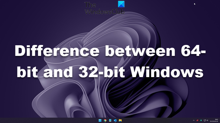 Différence Entre Windows 64 Bits Et 32 bits - Tech Tribune France