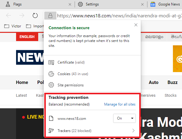 How to enable & configure Tracking Prevention feature in Microsoft Edge ...