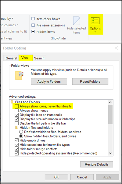 How to display First Page of Office document as its Icon