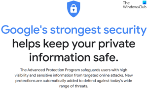 What is Google Advanced Protection Program?