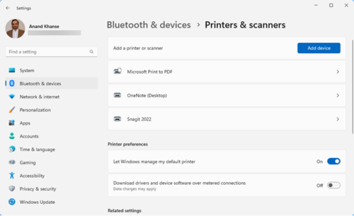 How to list all the installed Printers on Windows computer
