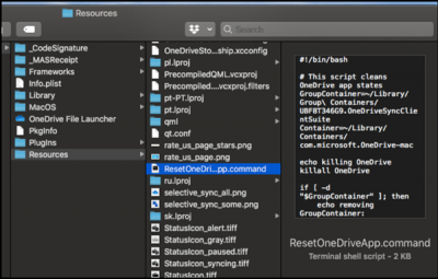 You're already syncing this account - OneDrive for Mac error