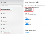 Windows laptop is stuck in Airplane Mode