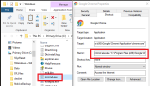 How to remove Blue and Yellow Shield from an Icon in Windows 11
