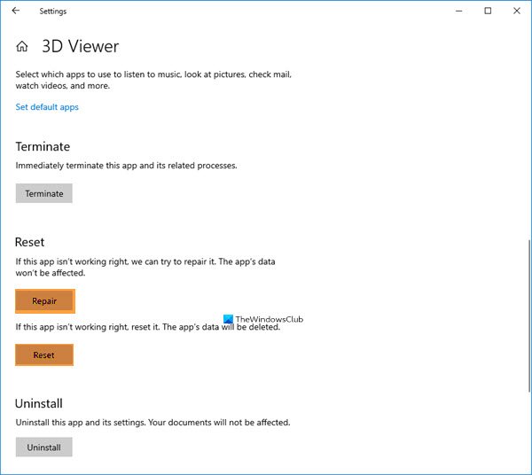 How to Reset or Repair Microsoft Store apps via Windows Settings How to Reset or Repair Microsoft Store apps via Windows Settings