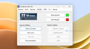 Uniform Server is a lightweight server solution for Windows systems
