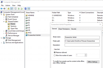 How to share Files and Folders over a Network in Windows 11