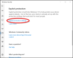 Add or exclude an app in Exploit Protection of Windows 11