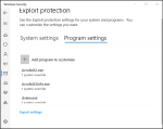 Add or exclude an app in Exploit Protection of Windows 11