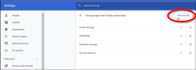 How to clear Google Drive and Google Docs Cache in Chrome